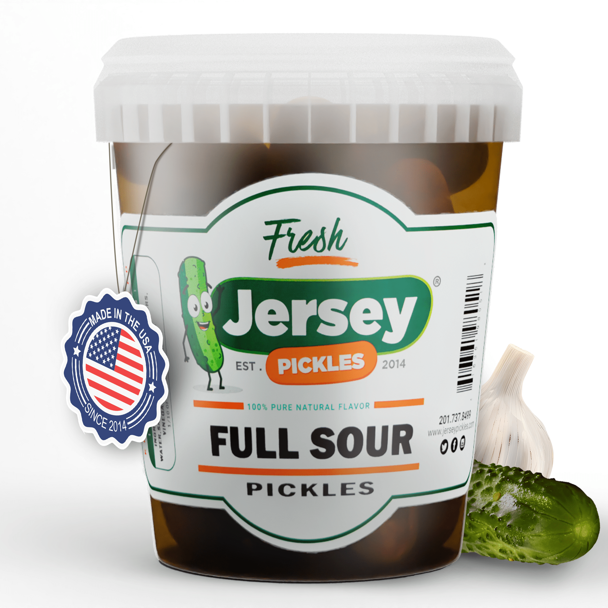 Jersey Pickles Whole Full Sour Pickles - Angler's Pro Tackle & Outdoors