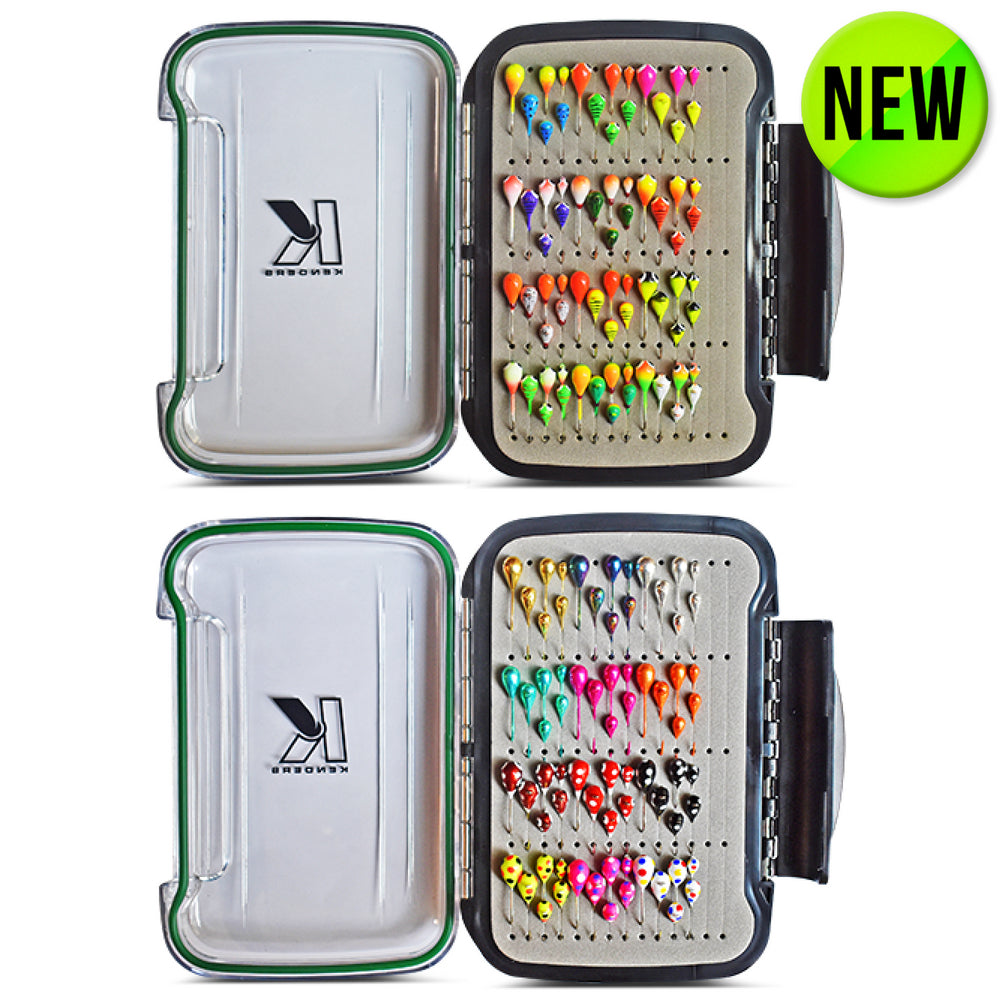 Kenders - 144 Piece Tungsten Jig Set with Premium Box - Angler's Pro ...
