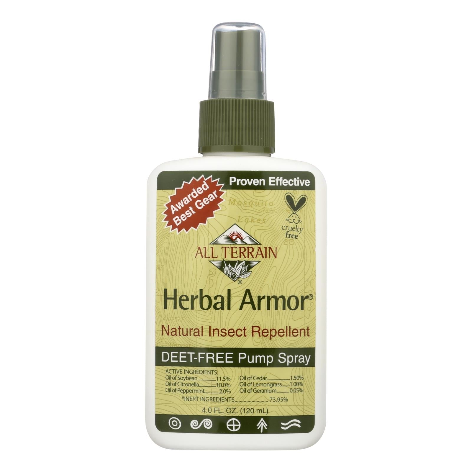 All Terrain Herbal Armor Natural Insect Repellent, 4 Fl Oz - Angler's ...