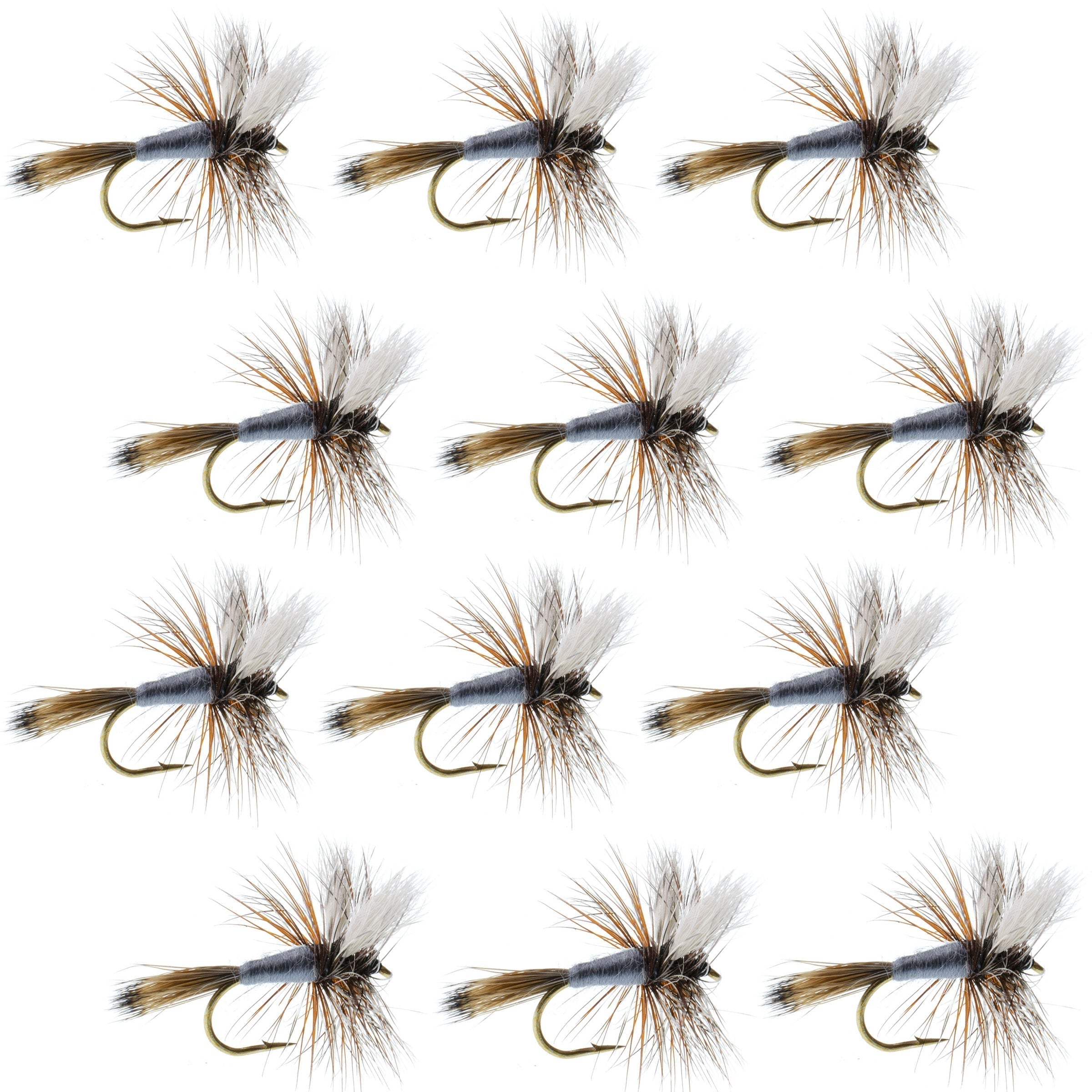 The Fly Fishing Place Adams Wulff Classic Dry Fly 1 Dozen Flies Hook ...