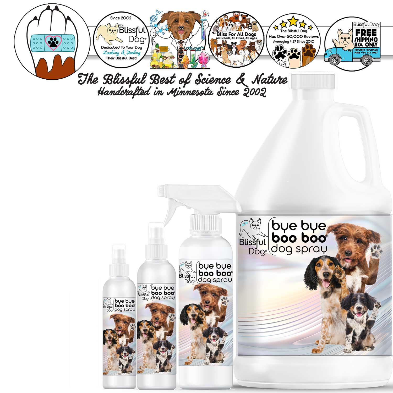 The Blissful Dog Bye Bye Boo Boo™ Dog Spray - Angler's Pro Tackle ...