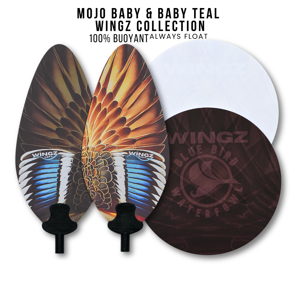 Blue Bird Waterfowl Mojo Baby & Baby Teal Replacement Wings - Angler's ...