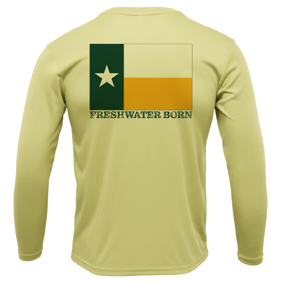 Waco Freshwater Born Men's Long Sleeve UPF 50+ Dry-Fit Shirt - Angler's ...