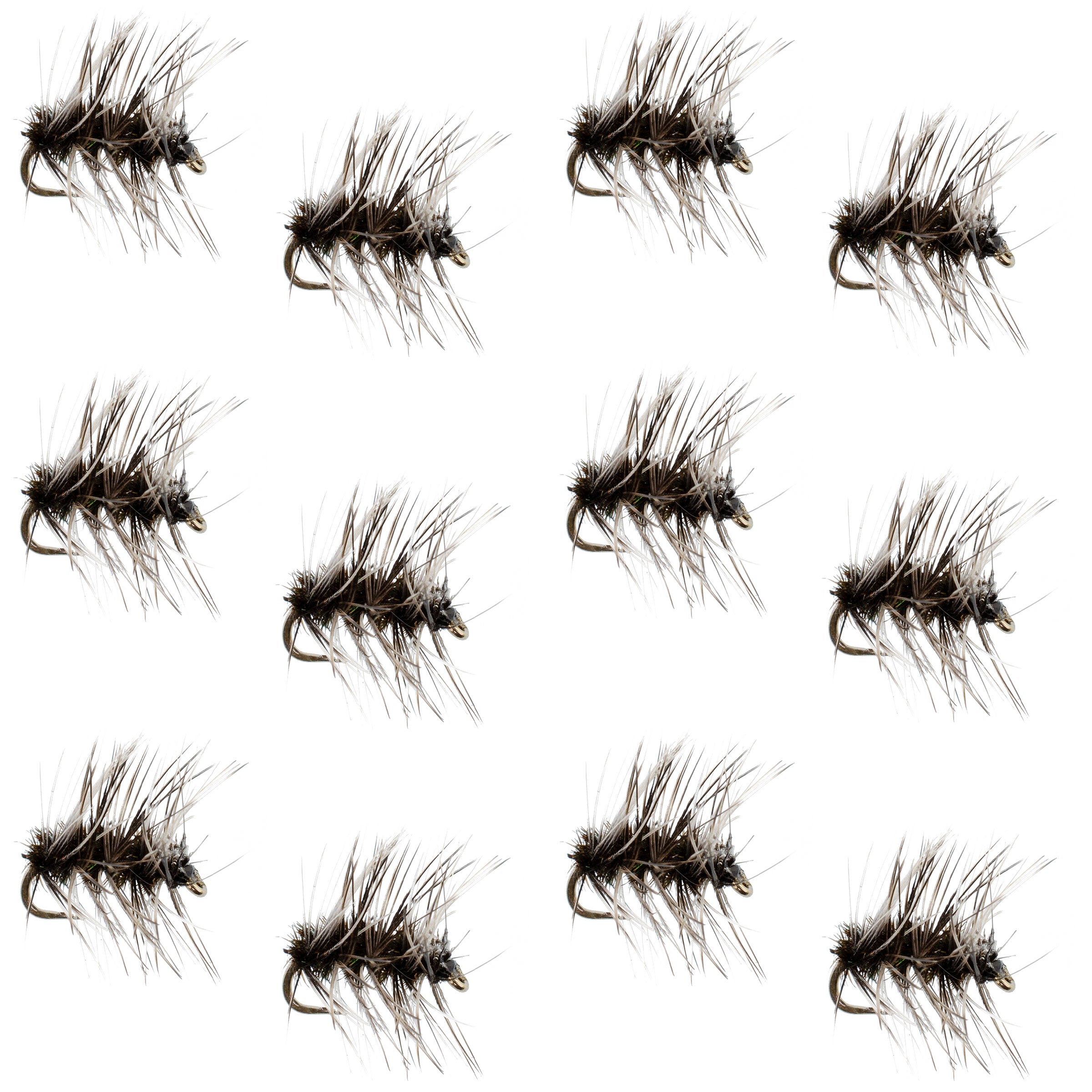 The Fly Fishing Place Barbless Griffiths Gnat Midge Trout Dry Fly ...