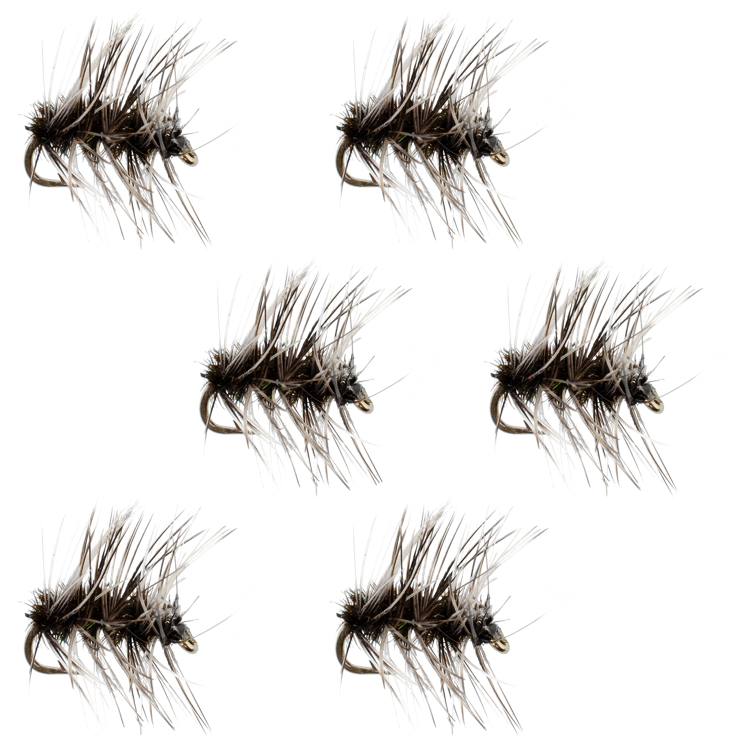 The Fly Fishing Place Barbless Griffiths Gnat Midge Trout Dry Fly ...
