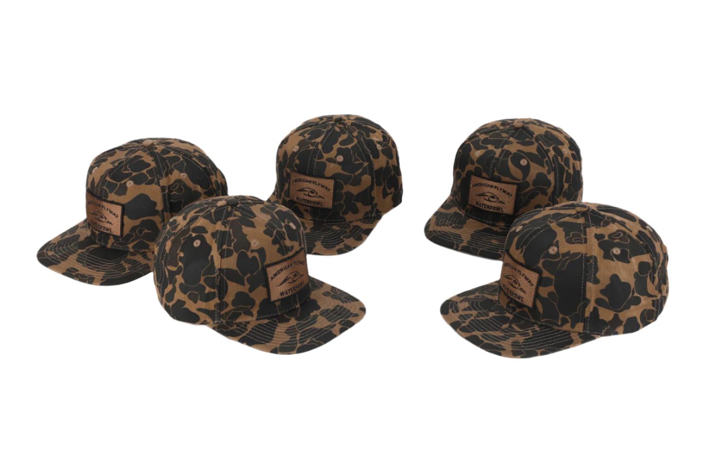 AF Waterfowl - Old School Solid Wax Cap w- Black Trim Patch - Angler's ...