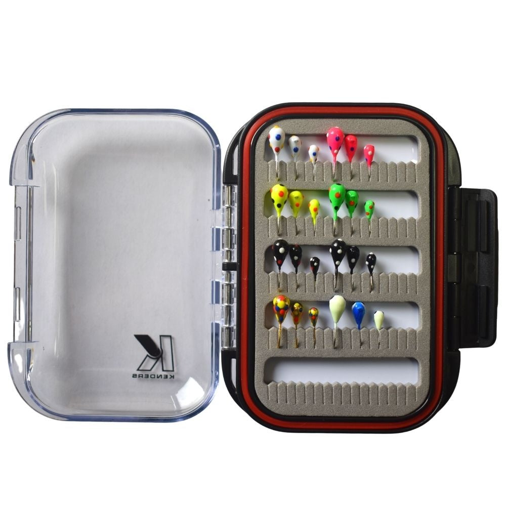Kenders - 24 Piece Tungsten Jig Set with Premium Box - Angler's Pro ...