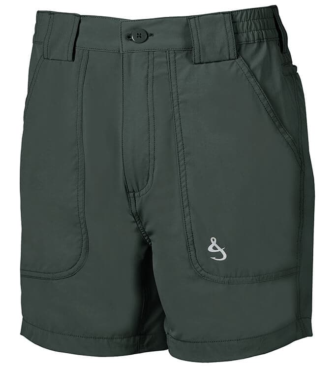 Hook & Tackle Men's Beer Can Lightweight Nylon Stretch Short - Angler's ...