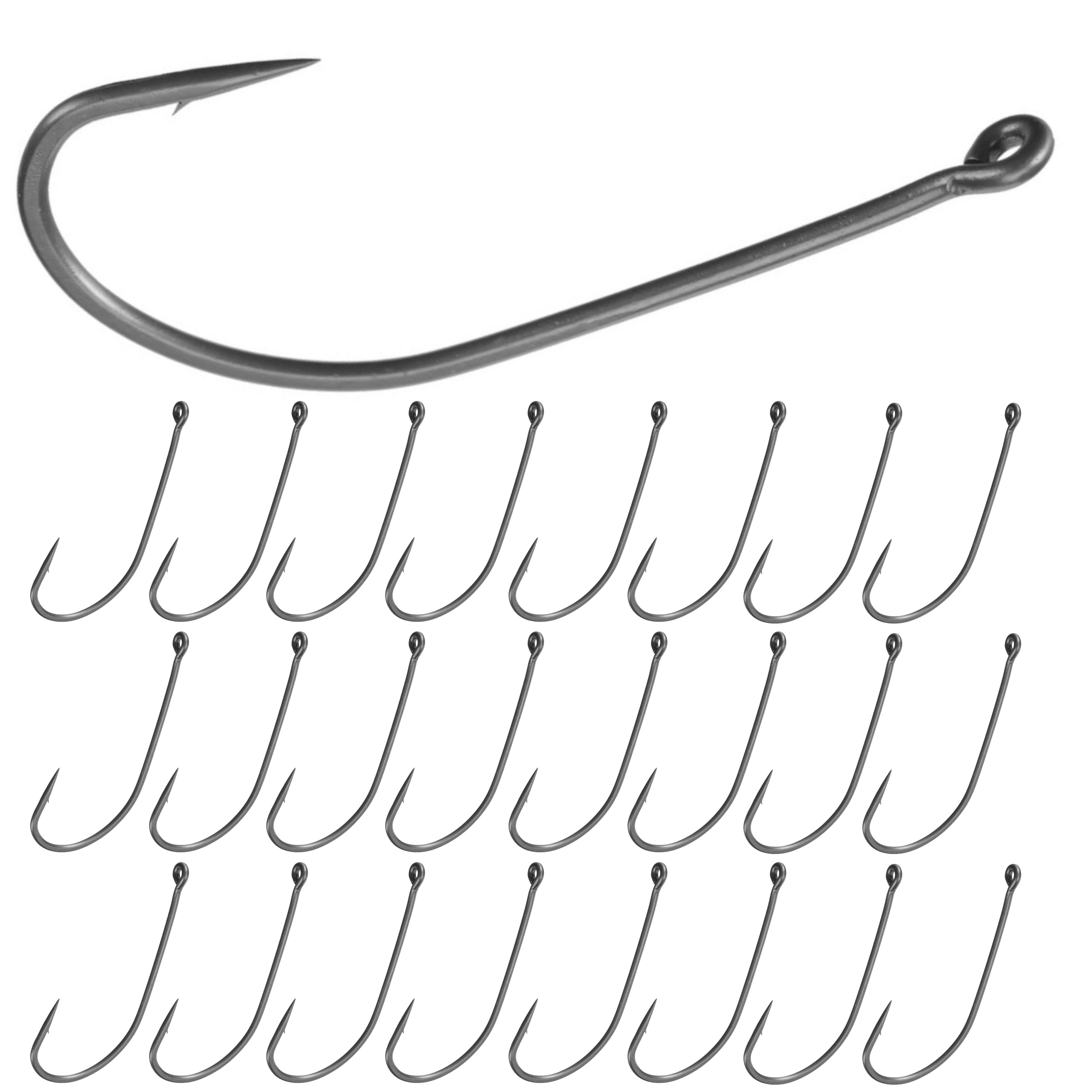Reaction Tackle Wacky Neko Hooks- 25 Pack - Angler's Pro Tackle & Outdoors