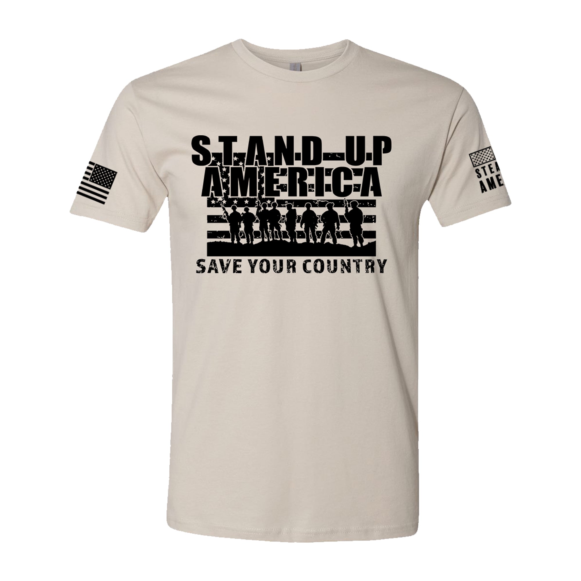Steadfast American - Stand Up America, Save Your Country T-Shirt ...
