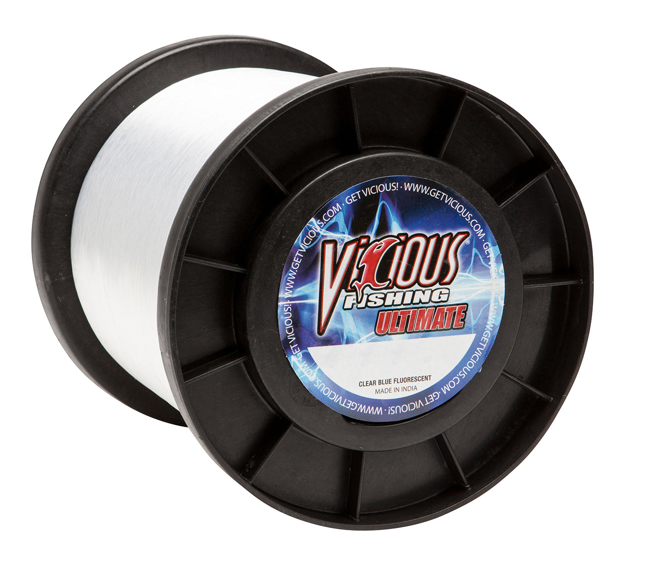 Vicious Ultimate Clear Blue Fluorescent Mono - 2LB Spool - Angler's Pro ...