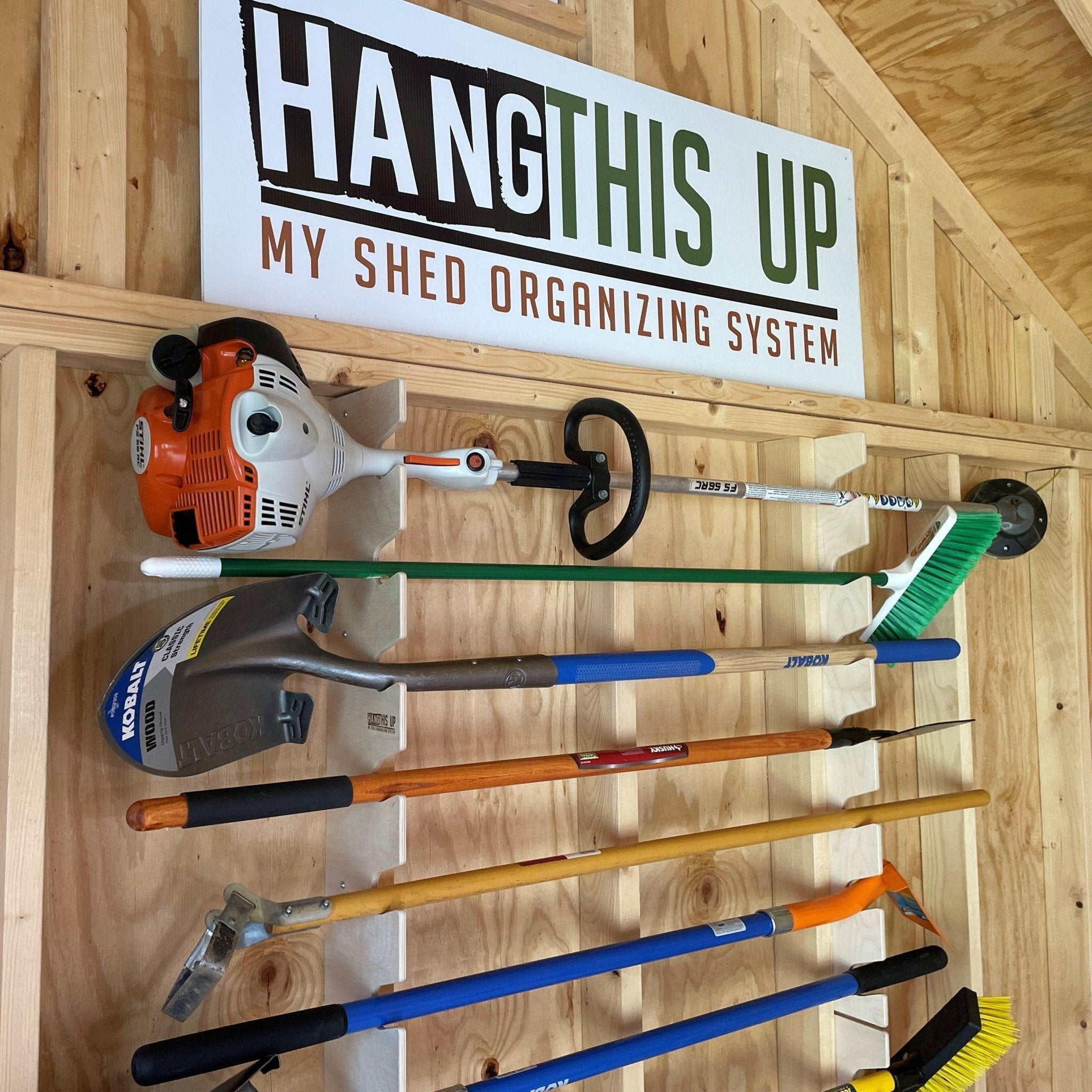 HangThis Up - Best Yard Tool Rack, Garden Tool Organizer, Shed ...