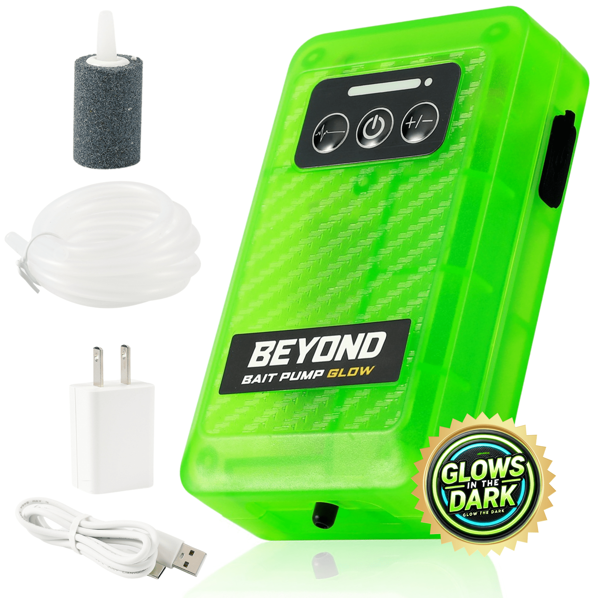 Beyond Bait Pump Rechargeable Aerator - Glow in The Dark Bubbler ...