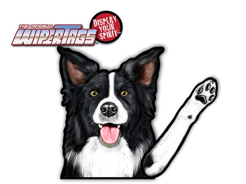 Border Collie Riley Dog Waving WiperTags - Angler's Pro Tackle & Outdoors