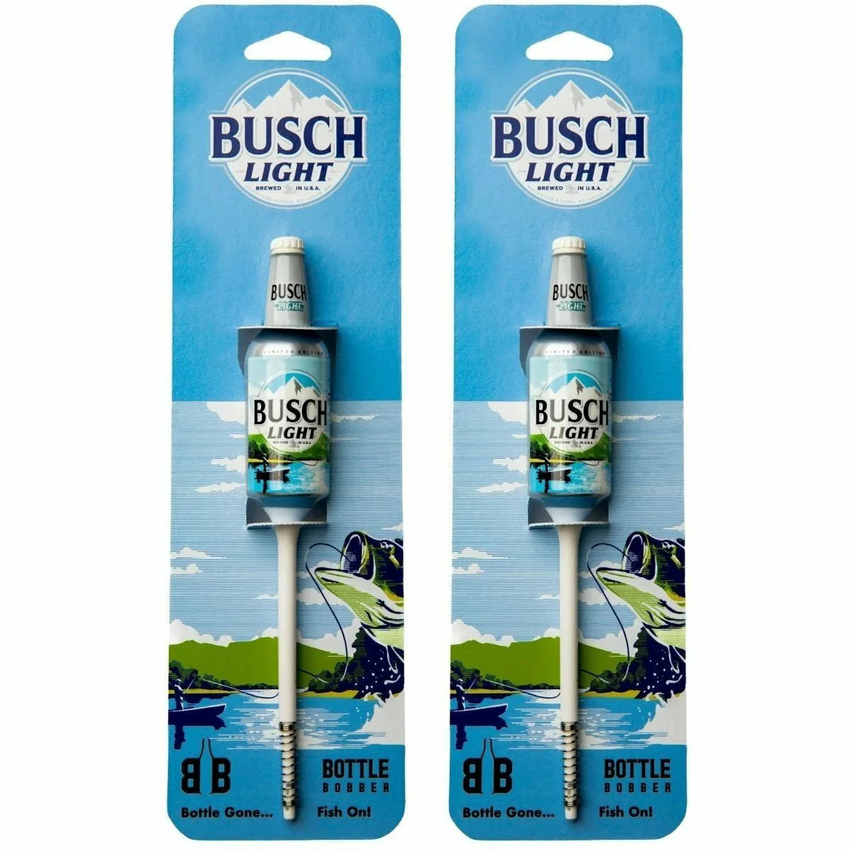 Busch Light Fishing Bobbers 2 Pack - Premium Fishing Tackle - Angler's ...