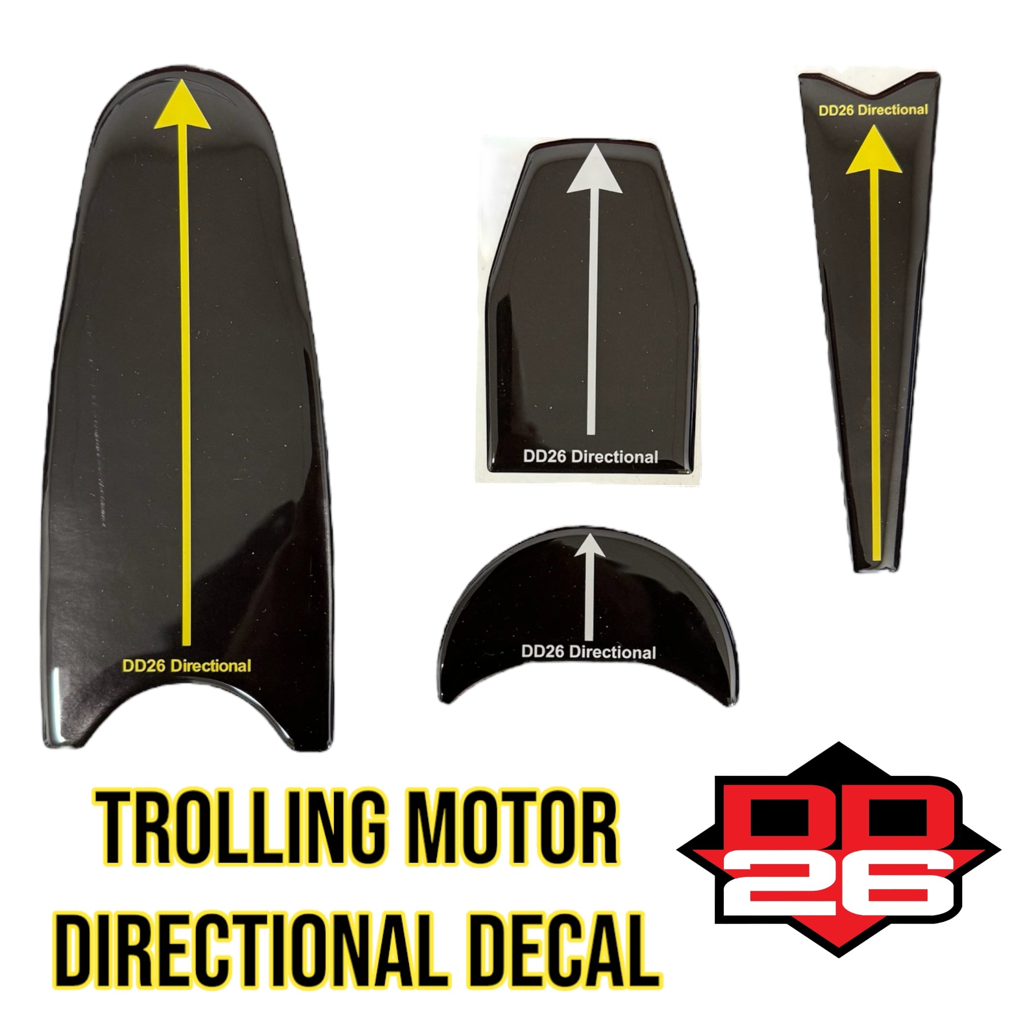 DD26 Directional Indicator Decal for your Trolling motor and Transducer ...