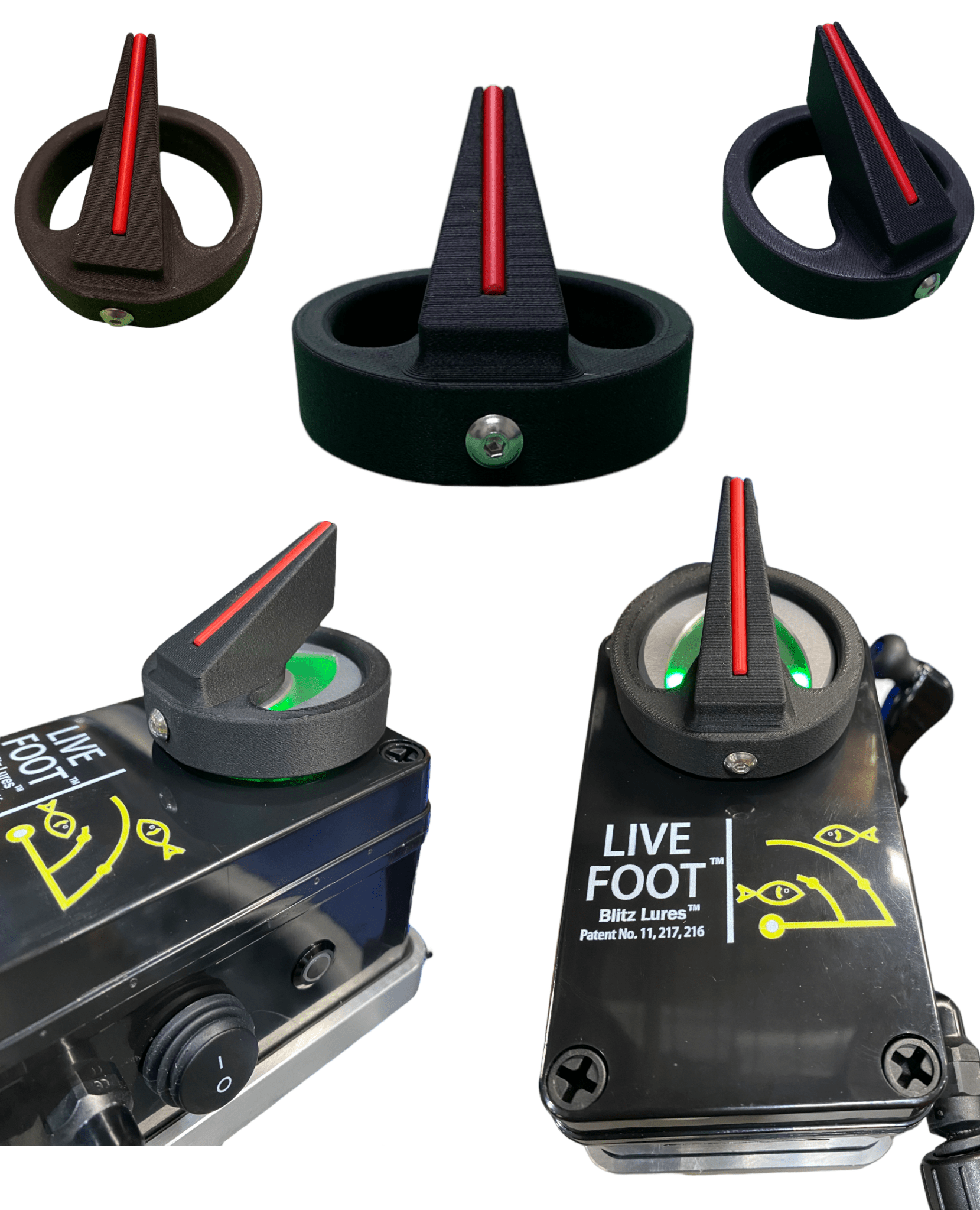 DD26 Fishing Raised Directional Indicator for the Blitz Lures Live Foot ...