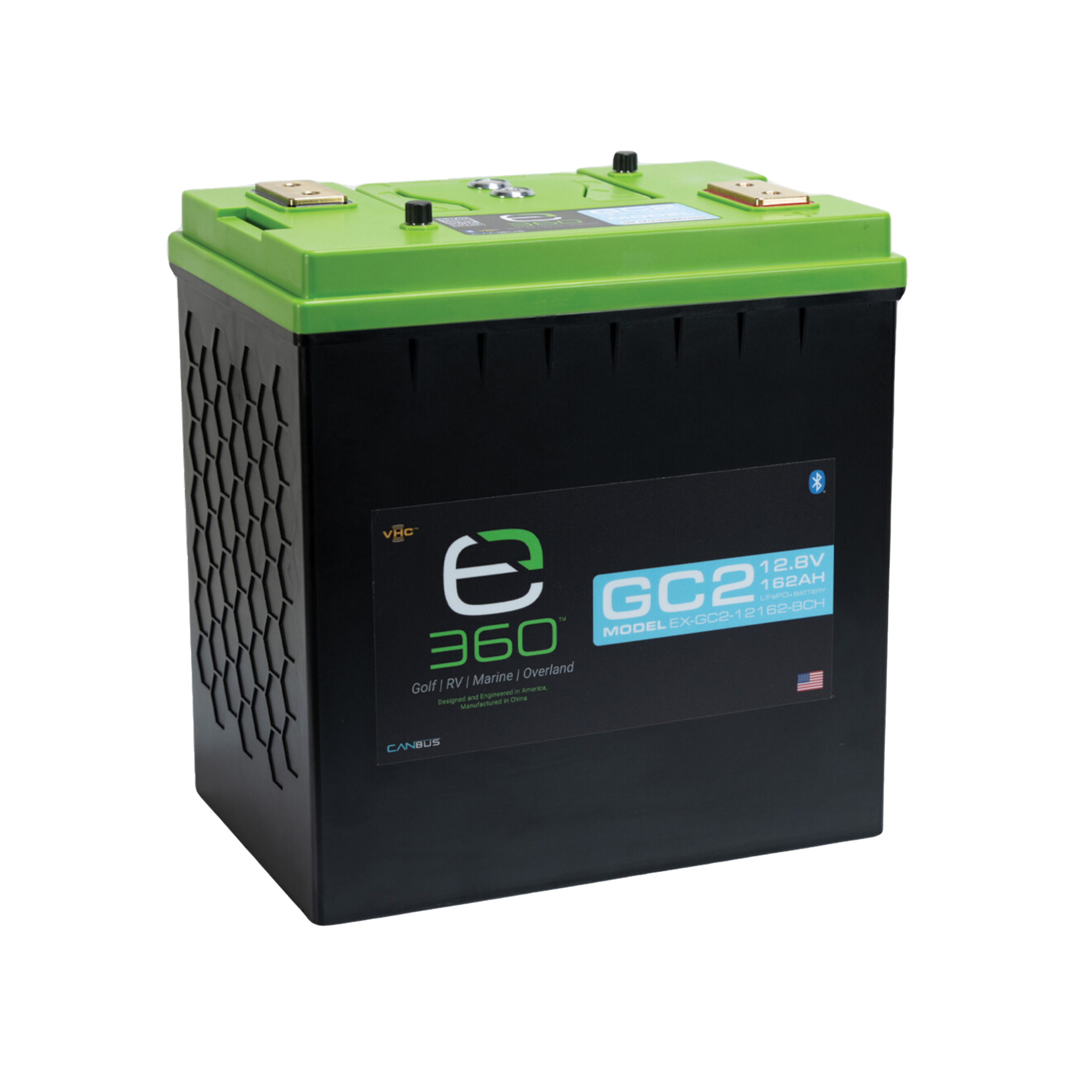 Expion360 12V 162Ah LiFePO4 Lithium Battery – GC2, Bluetooth & Heated ...