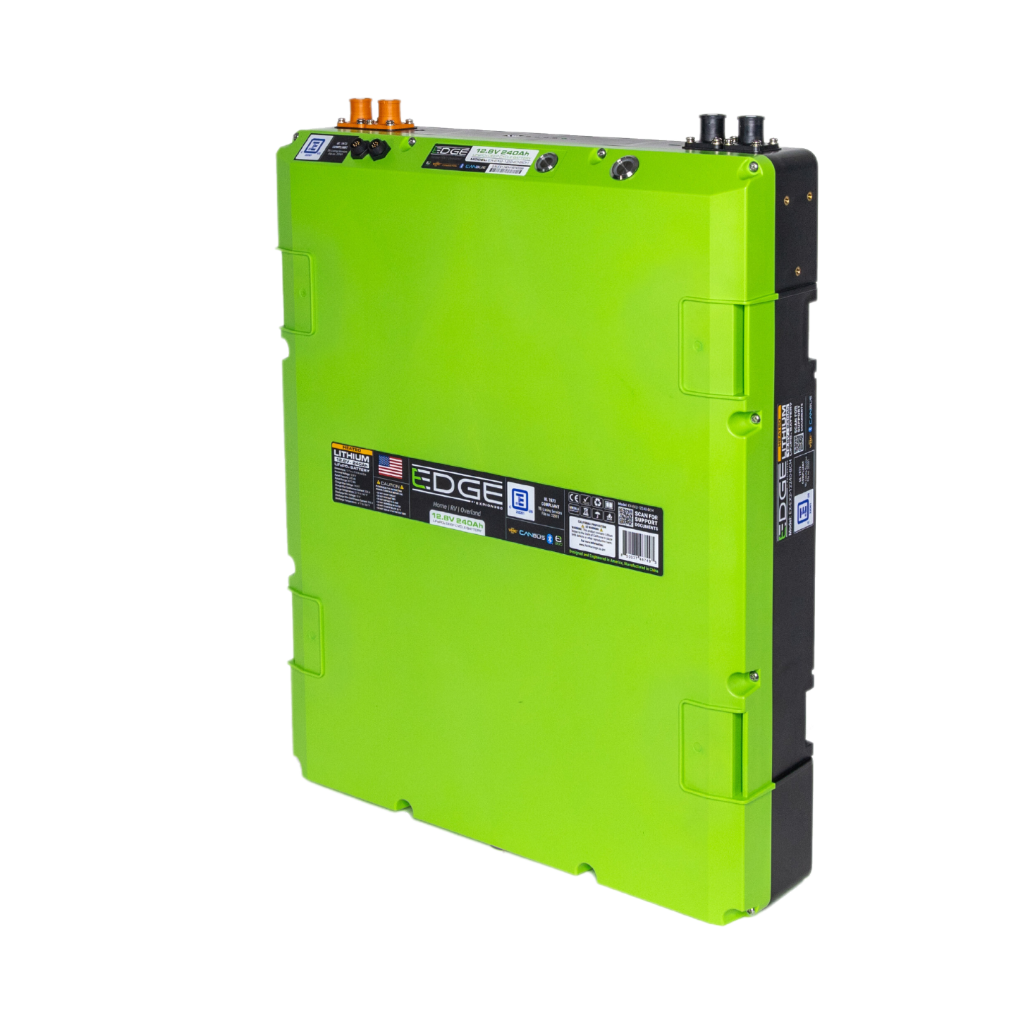 Expion360 12V 240Ah LiFePO4 Lithium Battery – EX2 Edge, Bluetooth & He ...