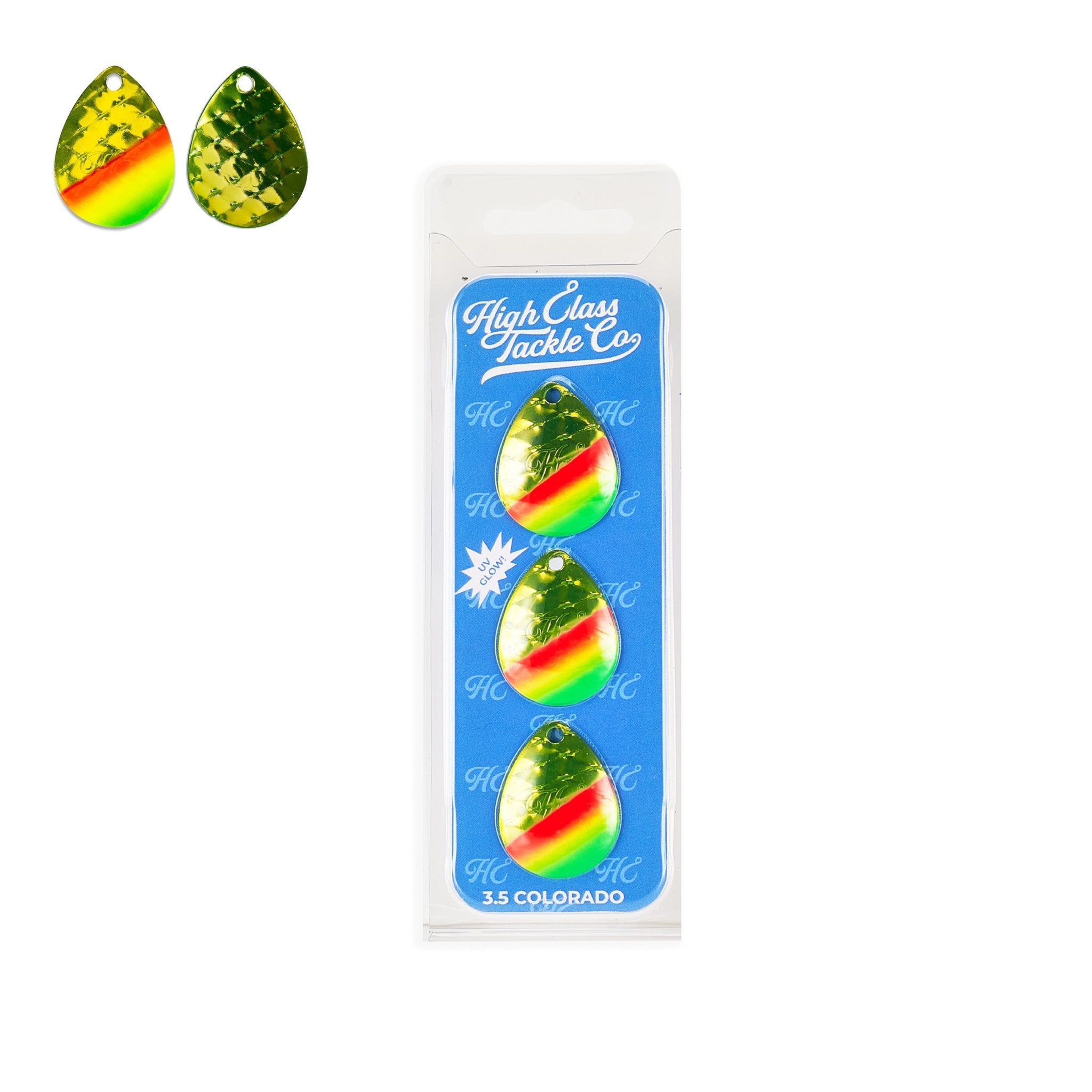 High Class Tackle Co. 'Pablo' High Class 3.5 Colorado Blades (3-Pack ...