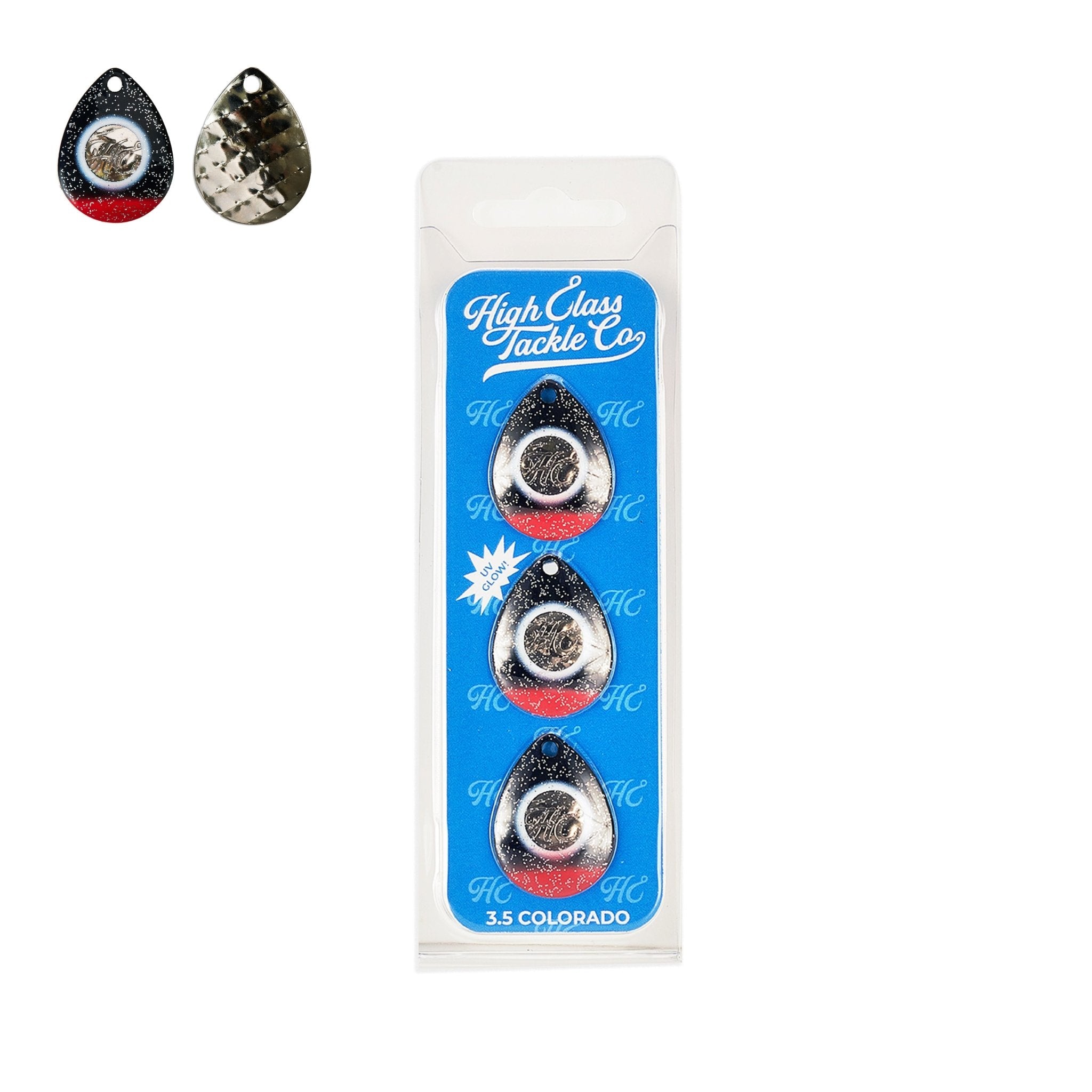 High Class Tackle Co. 'The Nina' High Class 3.5 Colorado Blades (3-Pack ...