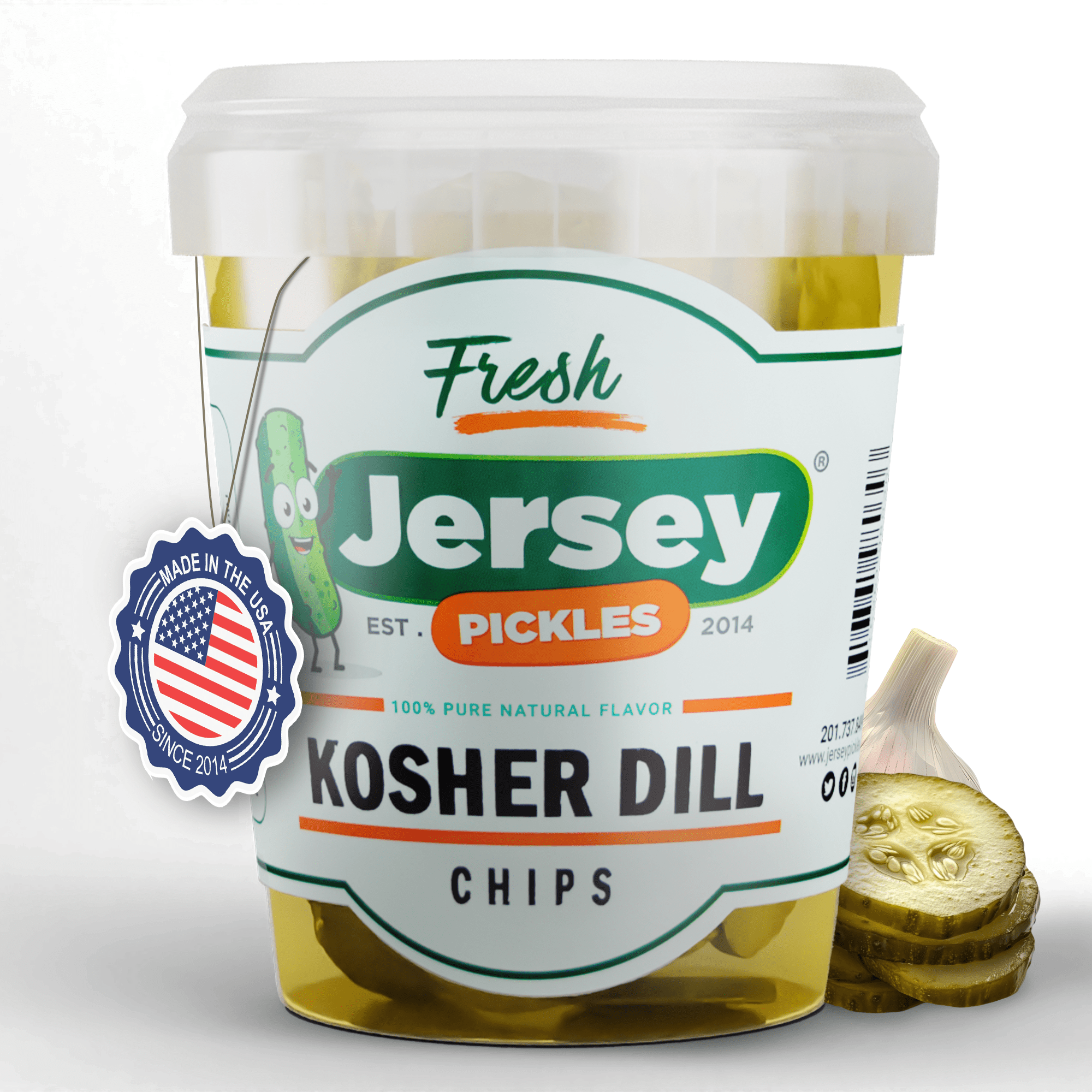 Jersey Pickles Kosher Dill Pickle Chips - Angler's Pro Tackle & Outdoors