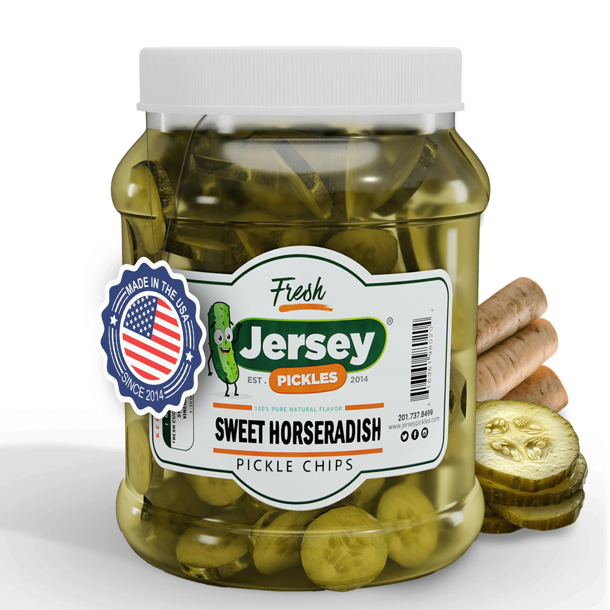 Jersey Pickles Sweet Horseradish Pickle Chips - Angler's Pro Tackle ...