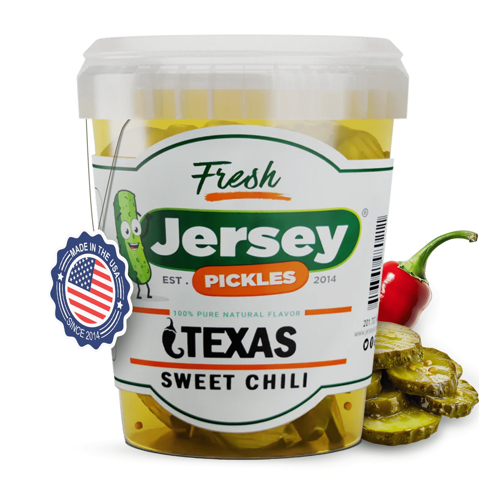 Jersey Pickles Texas Sweet Chilli Pickle Chips - Angler's Pro Tackle ...