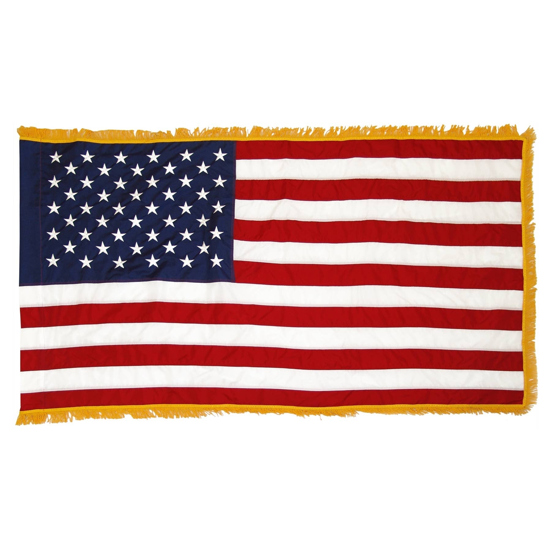 Flagman of America Liberty Series Indoor/Parade Flag with Gold Fringe ...
