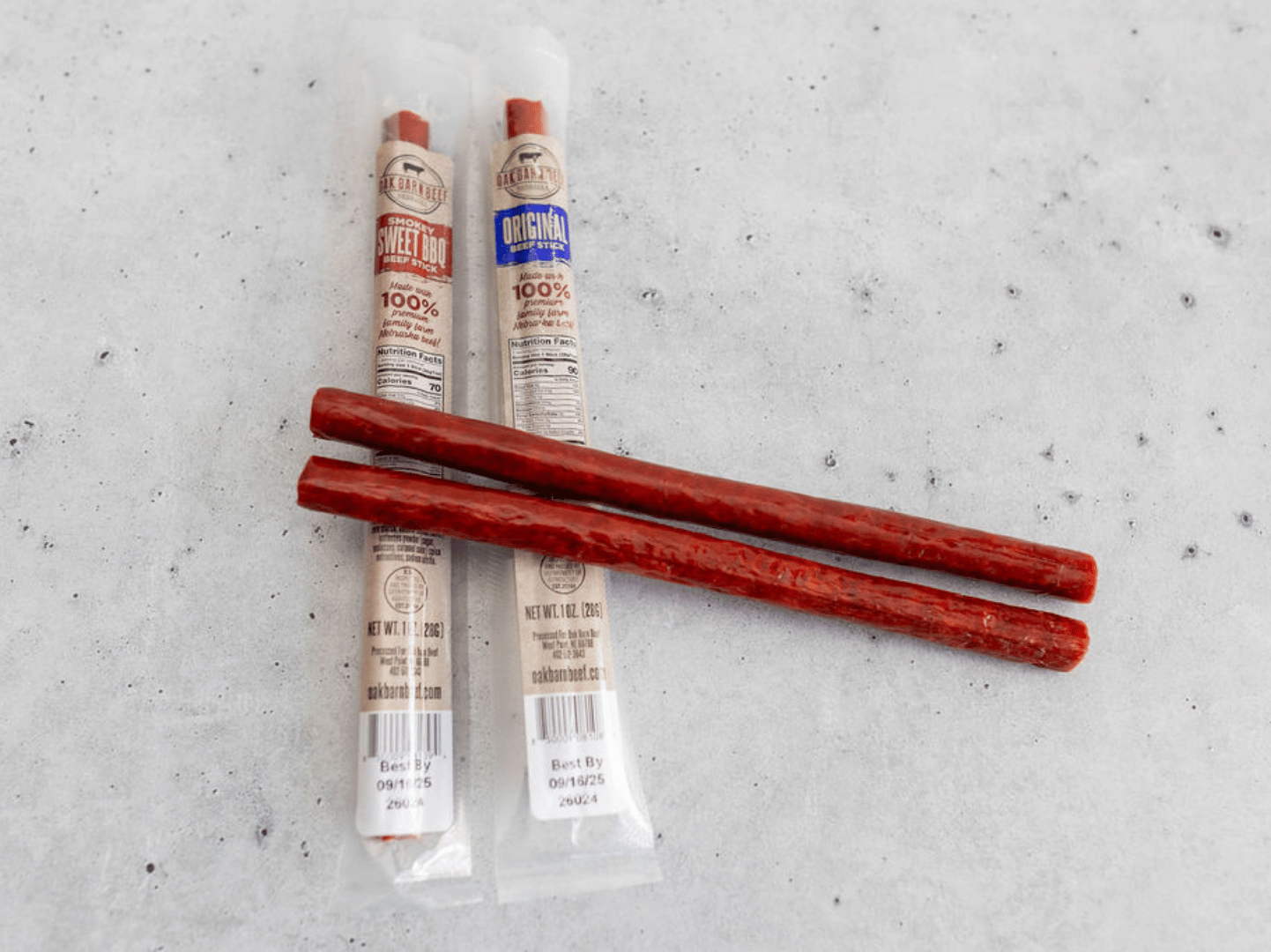 Oak Barn Beef - Beef Sticks - Protein Snack - Angler's Pro Tackle ...