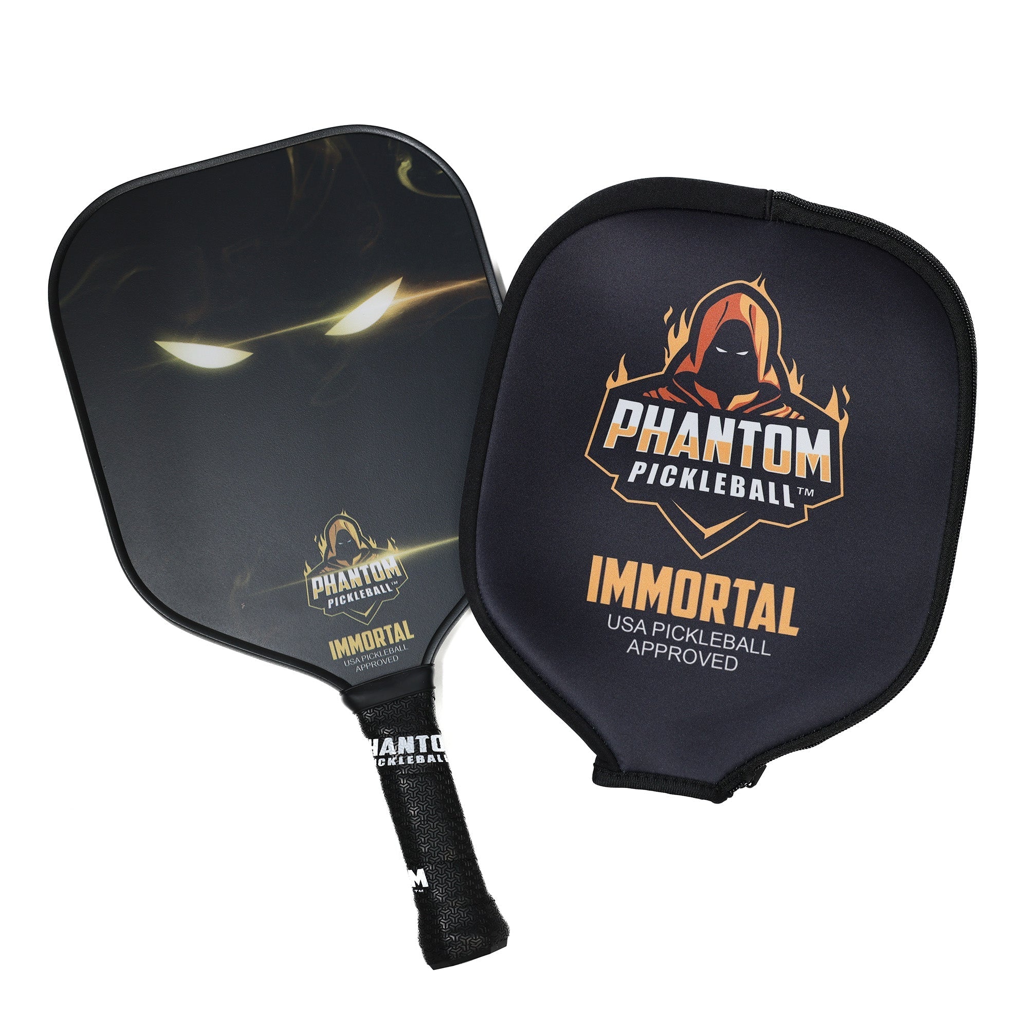 PHANTOM IMMORTAL 16MM T800 Carbon Fiber Pickleball Pro Paddle with ...