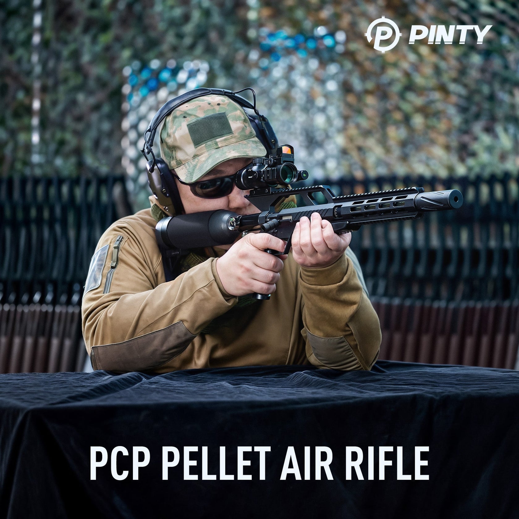 Pinty Scopes .22 Cal PCP Pellet Gun Air Rifle with 850 fps Velcoity ...