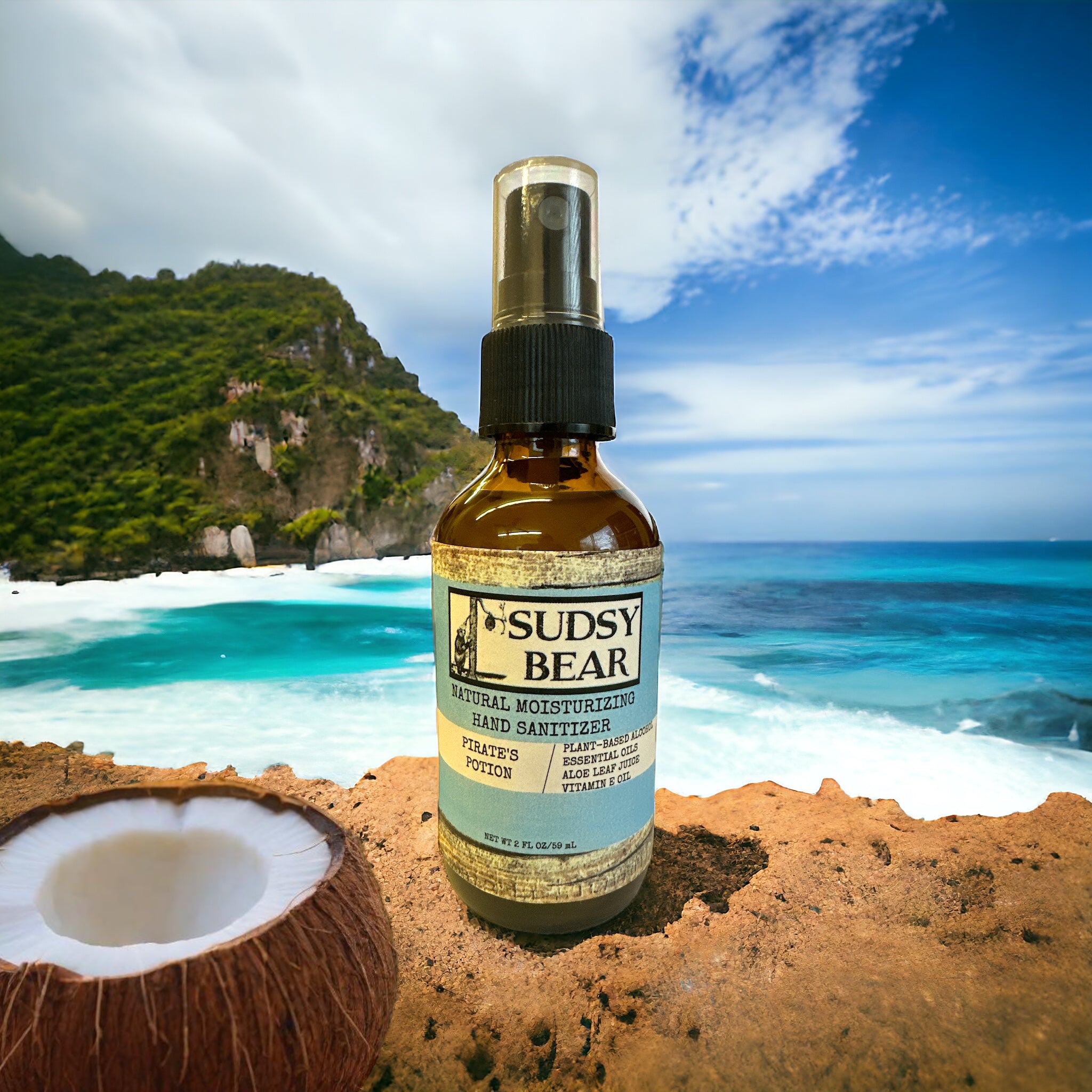 Sudsy Bear - Pirate's Potion Natural Hand Sanitizer - Angler's Pro ...