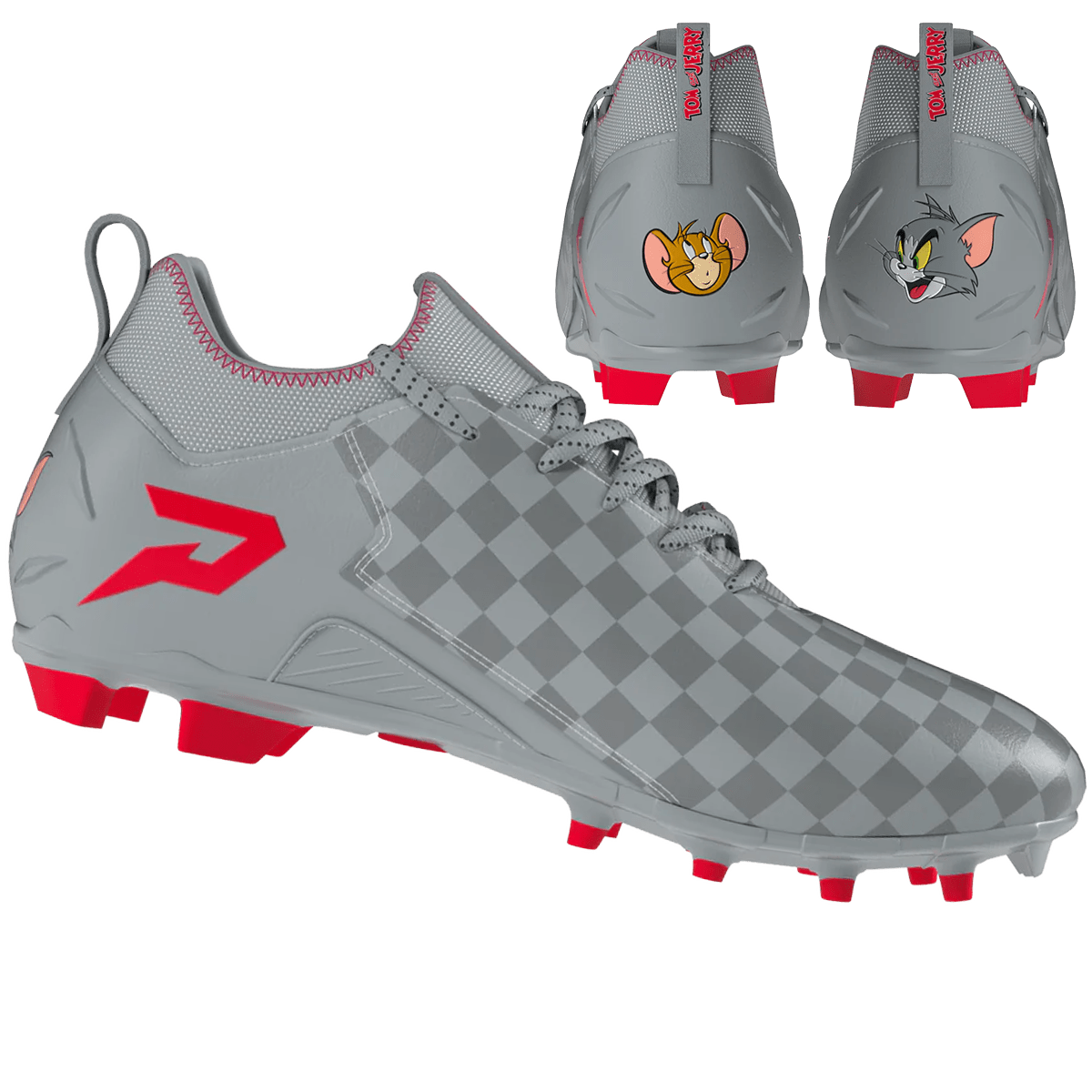 Tom and Jerry "Cheddar Chase" Football Cleats - Quantum Speed by Phenom ...