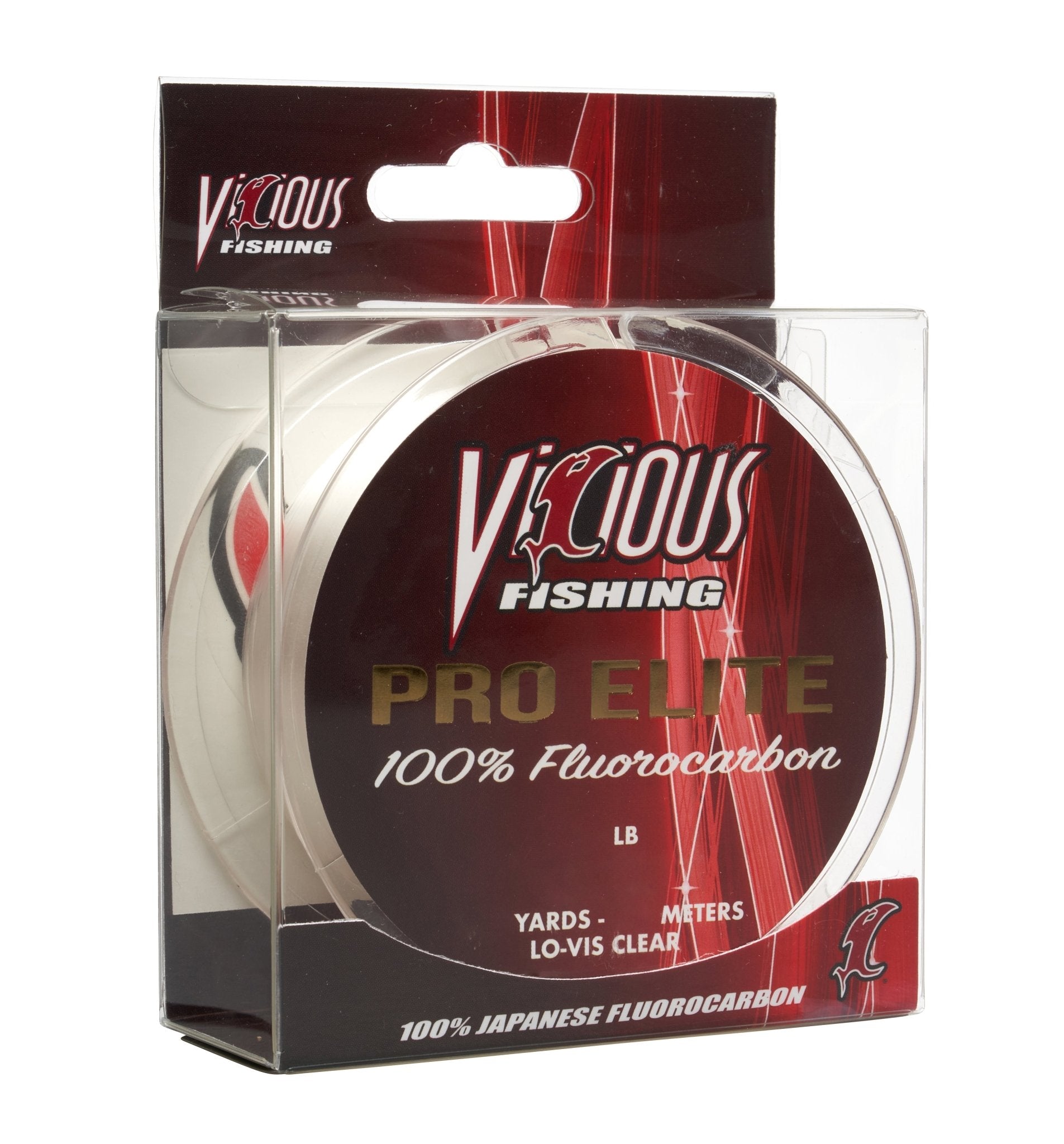 Vicious Pro Elite 100% Japanese Fluorocarbon - 10 LB Test - Angler's ...