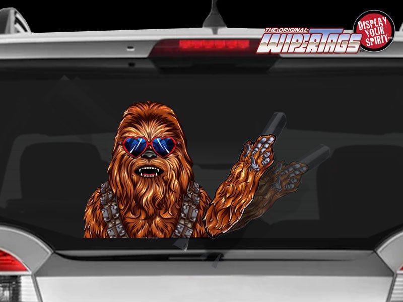 Wookie Love Waving WiperTag with Decal - Angler's Pro Tackle & Outdoors