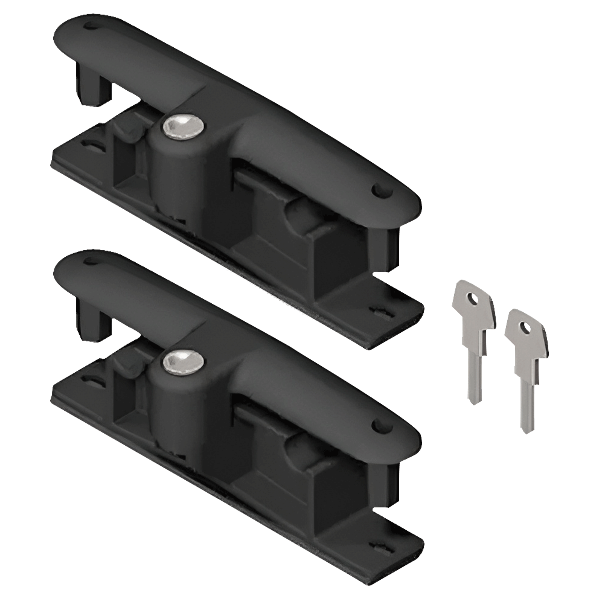 YAKIMA Locking Brackets for Securing Rooftop Cargo Warrior Baskets, Set ...